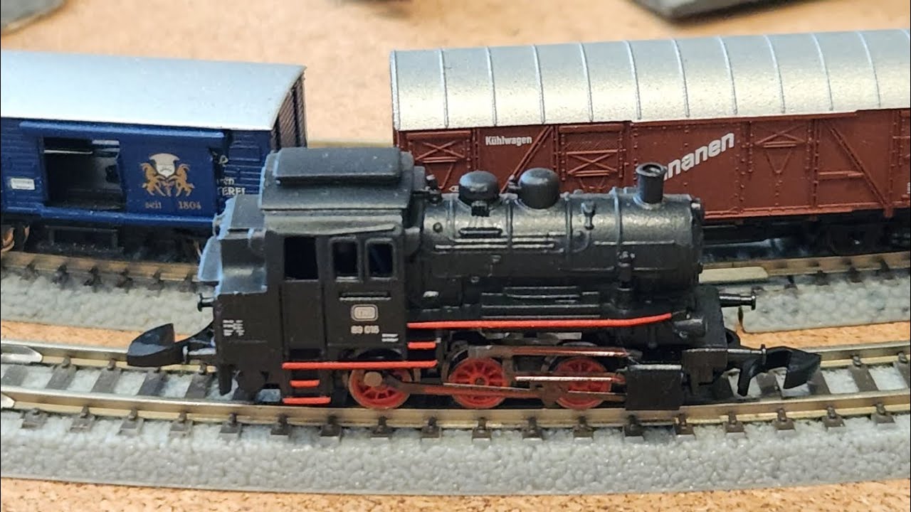 Marklin 81701 0-6-0 Steam Tank Locomotive Test Run at z.scale.hobo 06. ...