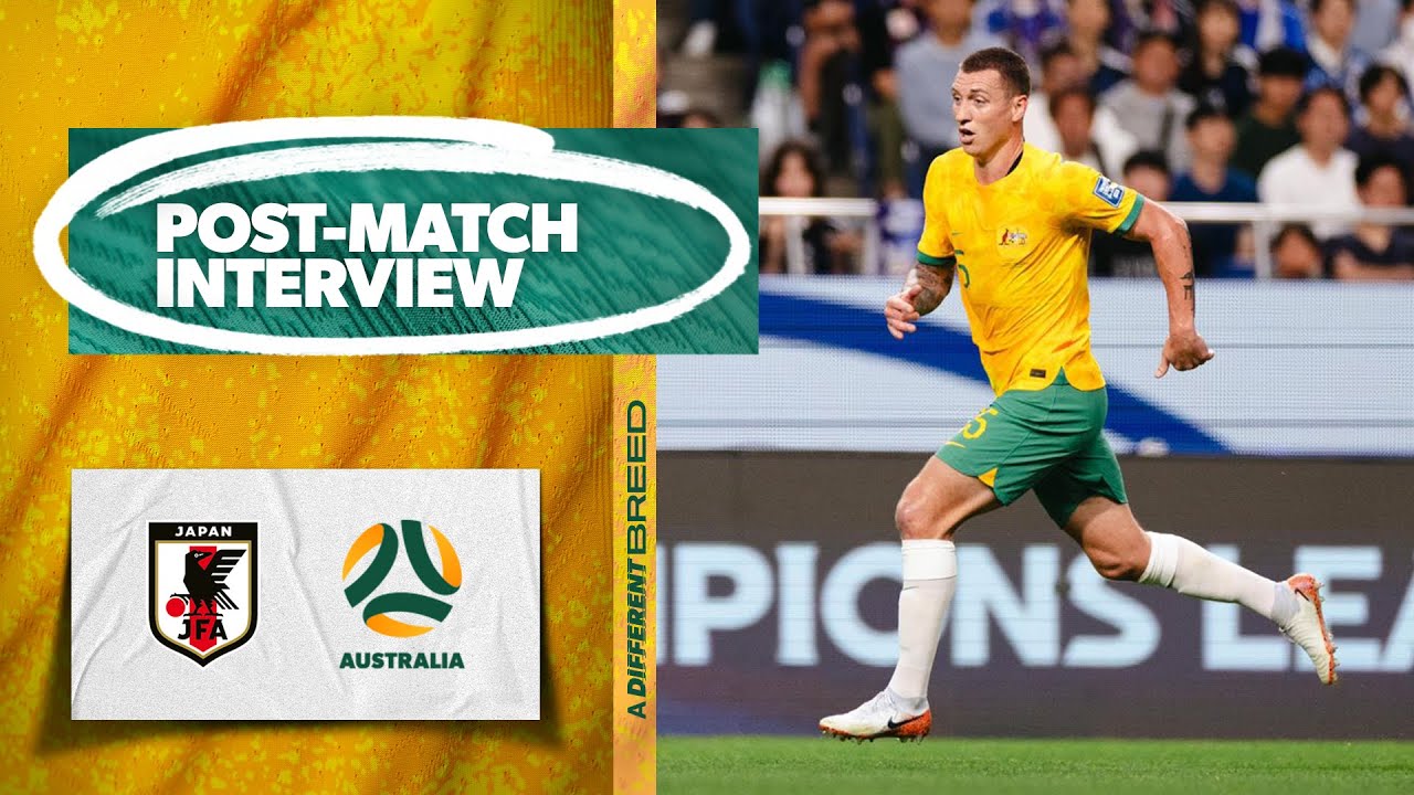 Mitch Duke | Post-Match Interview | Japan v Australia | 2026 FIFA World ...