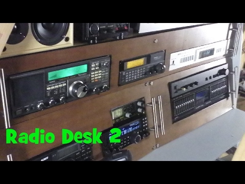 NEW radio desk build part 2 - YouTube
