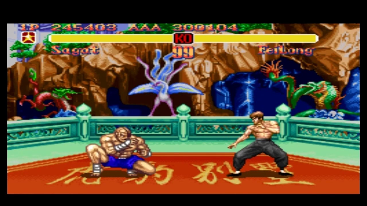Sagat vs Fei Long _ Super Street Fighter 2 - Snes - YouTube