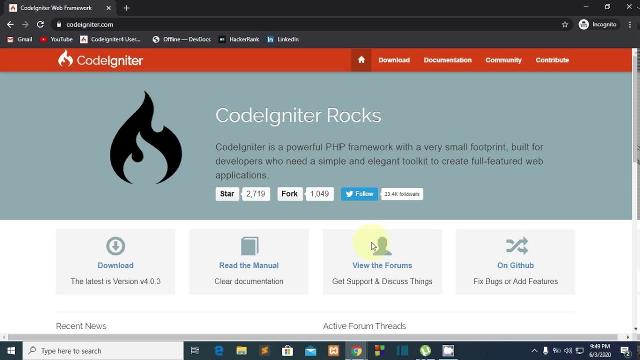 CodeIgniter 4 - [#1] - Introduction - Bangla Tutorial - YouTube