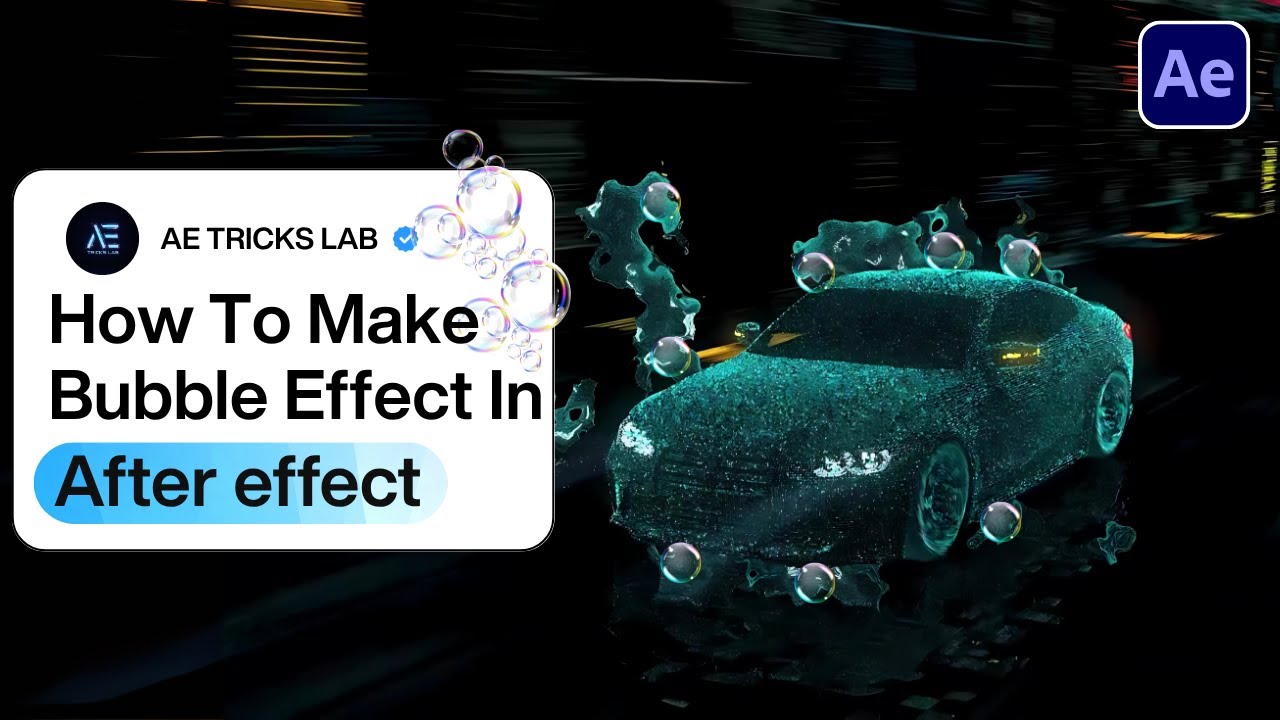 After Effects Bubble Effect Tutorial - YouTube