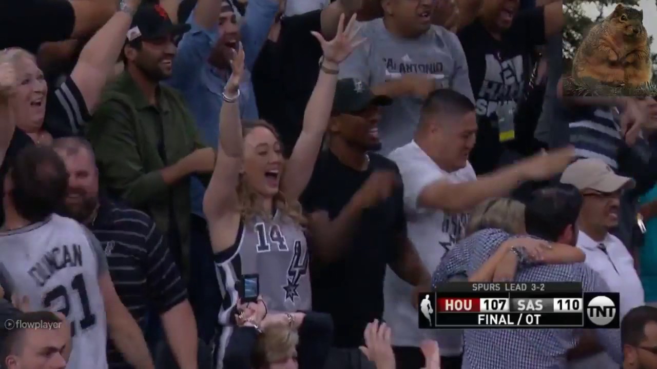 Manu Ginobili Makes The Game Saving Block On James Harden - YouTube