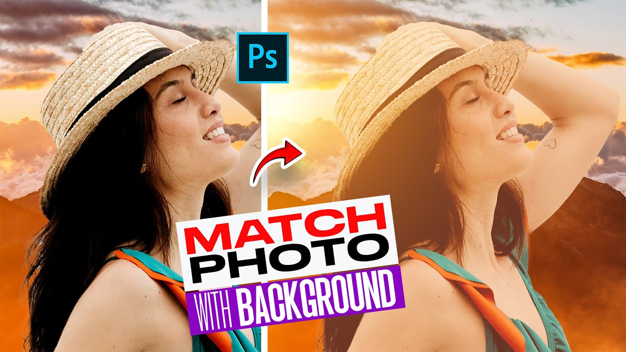 HOW TO MATCH IMAGE WITH BACKGROUND COLOR - YouTube