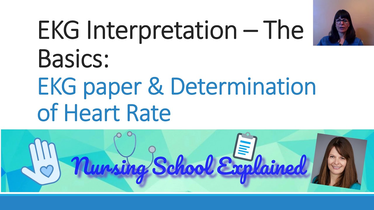 EKG Interpretation - The Basics: EKG paper and Determination of Heart ...