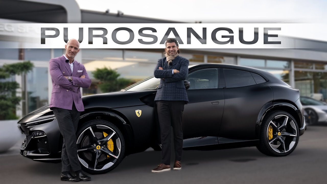 Ferrari Purosangue in Nero Opaco | Ferrari Düsseldorf - YouTube