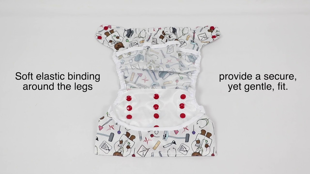 Smart Bottoms' Too Smart Diaper Cover Features - YouTube
