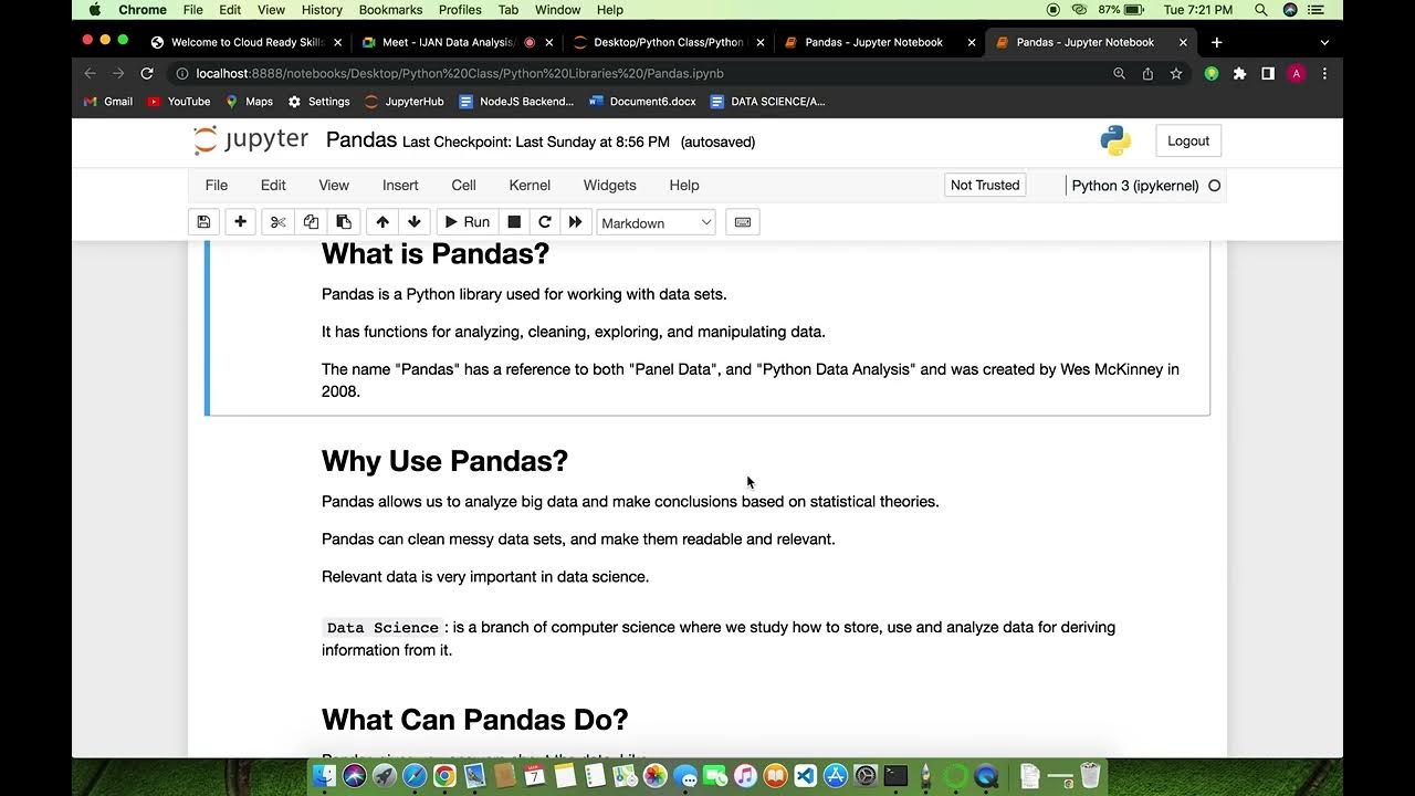 Python Pandas for data analysis - YouTube