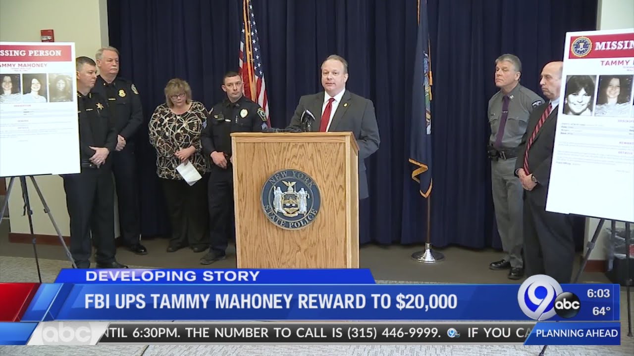 FBI and Oneida Nation offering reward for info in Tammy Mahoney cold ...