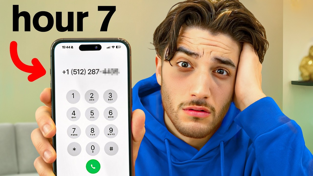 Calling Random Numbers Until Someone Hangs Out With Me - YouTube