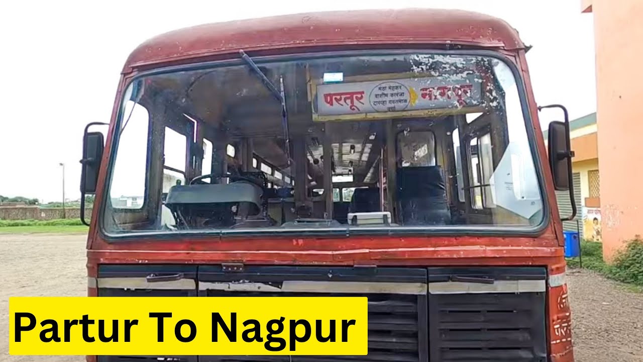 Partur To Nagpur🍊via Darwha,Yavatmalपरतूर ,नागपूर MSRTC Bus Journey ...