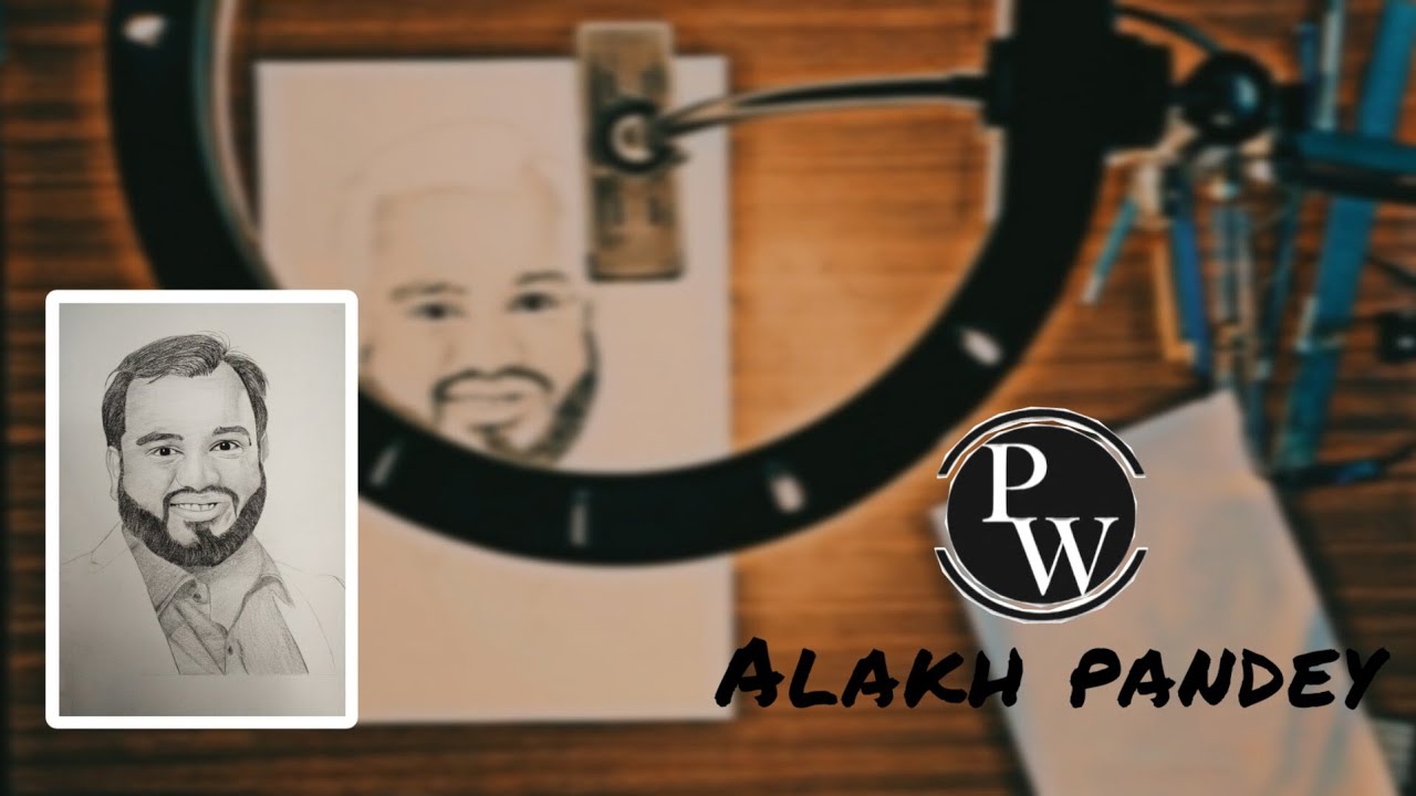 Alakh pandey || Founder and CEO of PW || @PhysicsWallah #art #sketch # ...