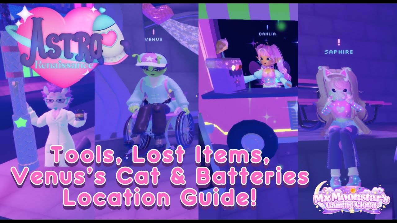 🔋🐱Batteries, Venus's Cat, Lost Items & Tools Locations Guide w ...