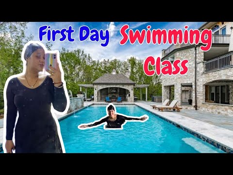 First Swimming Class | 1st Day at Swimming Pool - YouTube