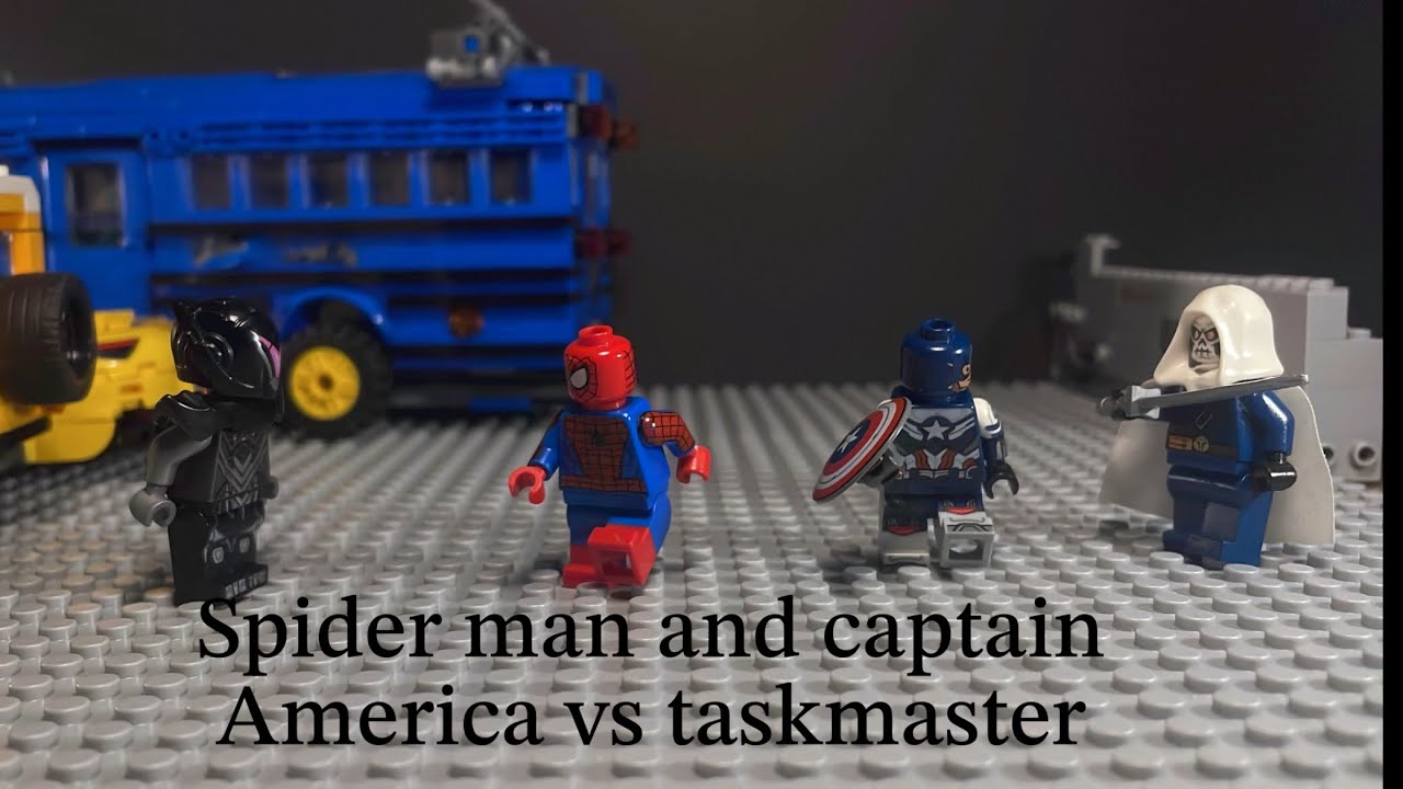 Spider man and captain America vs taskmaster - YouTube