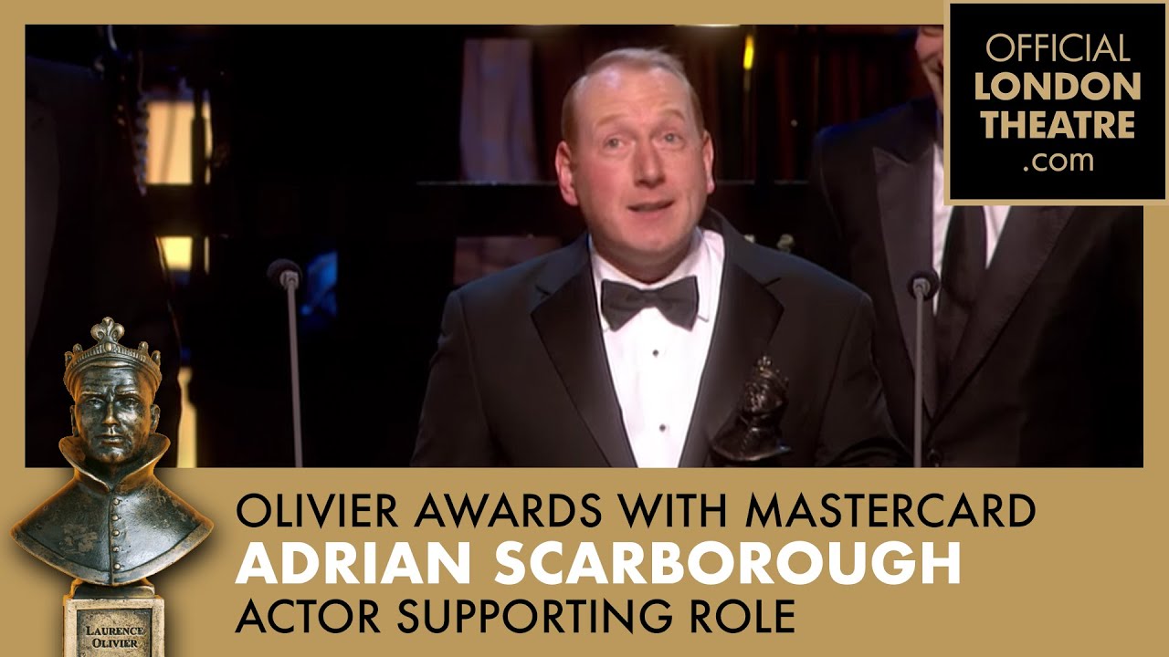 Adrian Scarborough wins Best Actor in a Supporting Role | Olivier ...