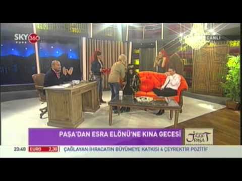 Esra Elönü'ye İzzet Paşa'da canlı yayında kına gecesi yapıldı