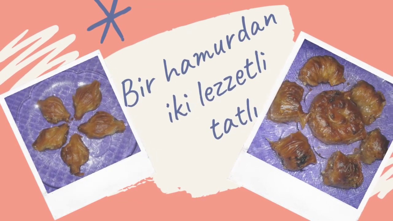 MİDYE BAKLAVA / SARI BURMA/Bir hamur ile iki farklı ve Muhteşem ...