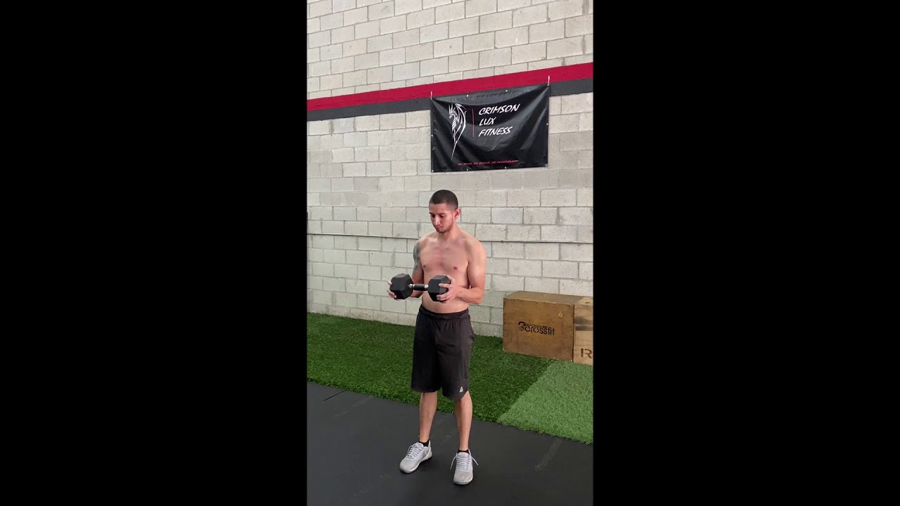 Single Dumbbell Curl 21s - YouTube