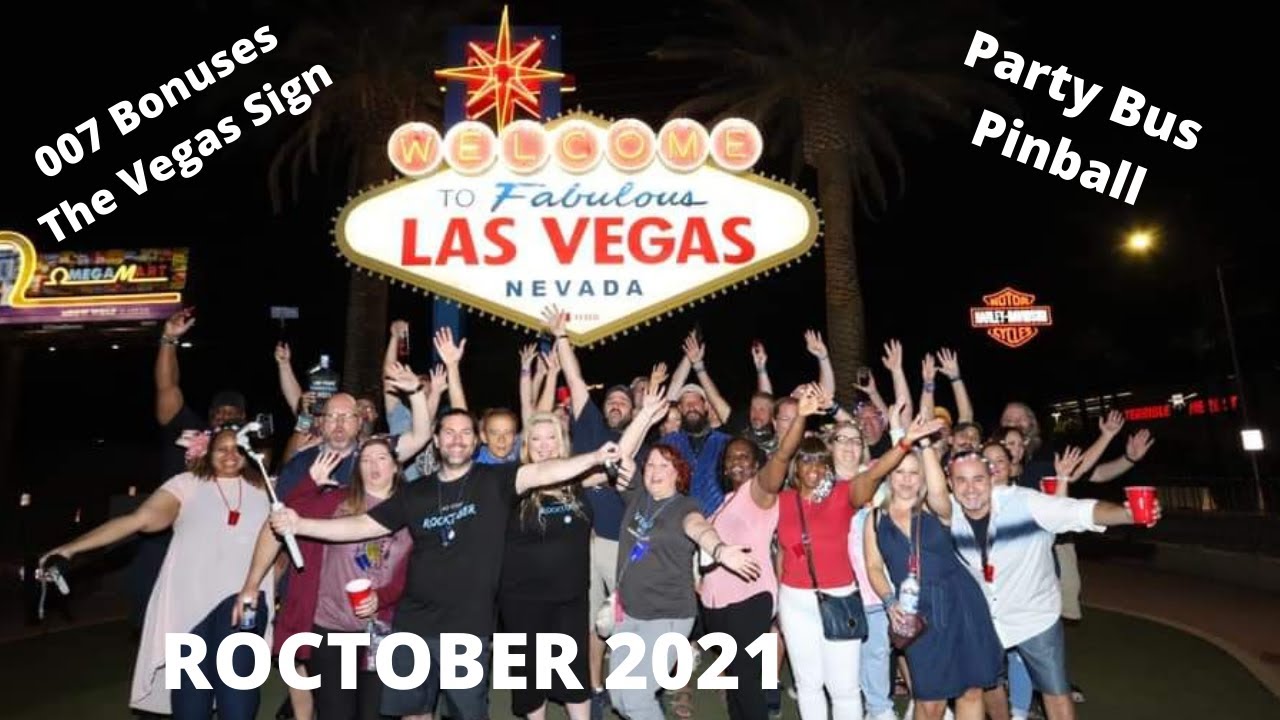 007 Bonuses | Pinball | Vegas Sign | Party Bus | Rocktober 2021 - YouTube