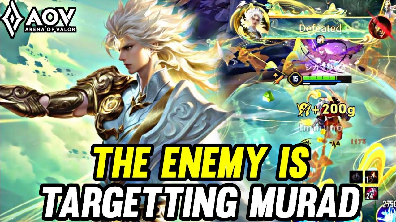 AOV : MURAD GAMEPLAY | IN JUNGLE - ARENA OF VALOR LIÊNQUÂNMOBILE ROV ...