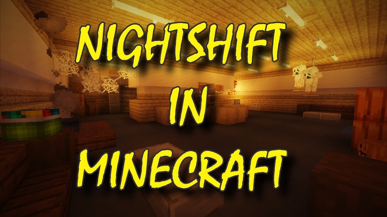 Nightshift in a halloween Horror map minecraft gameplay - YouTube