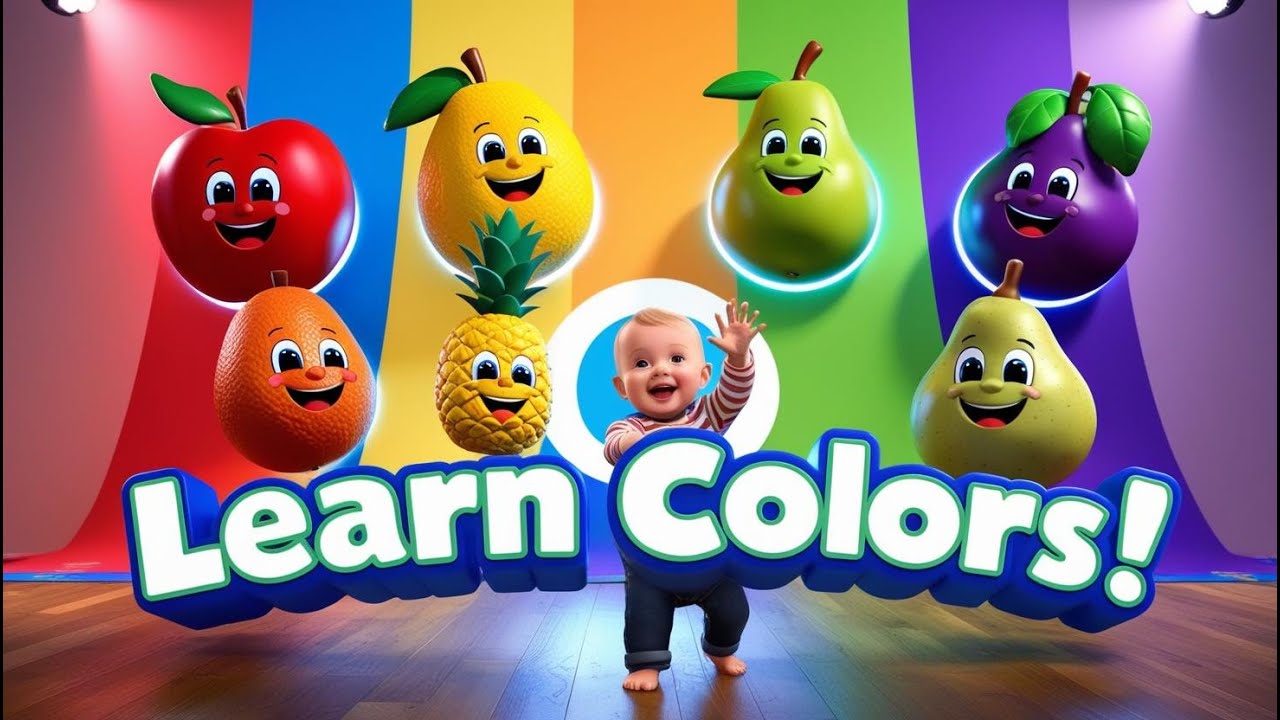 Learning Colors for Toddlers | Fun Color and Fruit Matching | Preschool ...