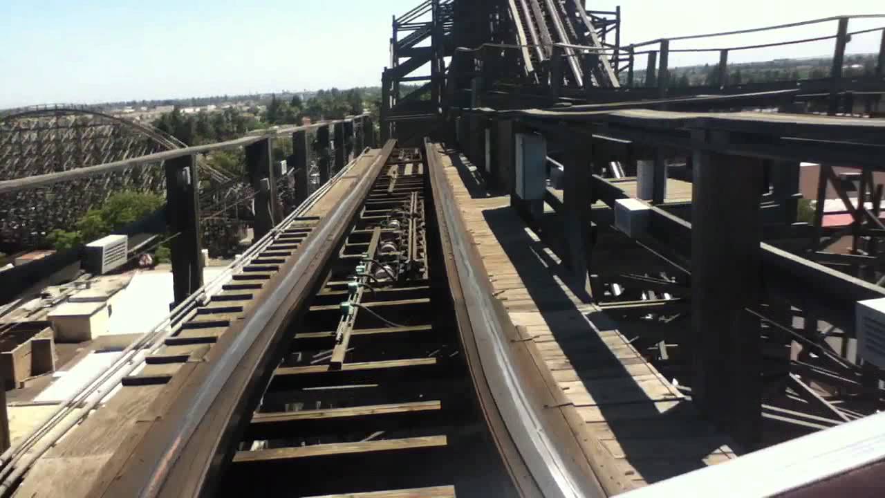Ghost Rider in Knott's - YouTube