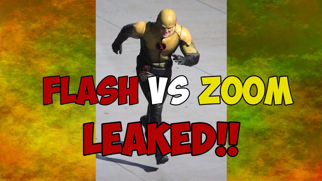 The Flash VS Professor Zoom Set Photos LEAKED! - YouTube