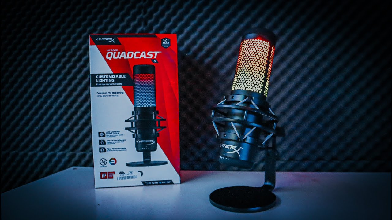 UNBOXING E REVIEW DE HYPER X QUADCAST S!! - YouTube