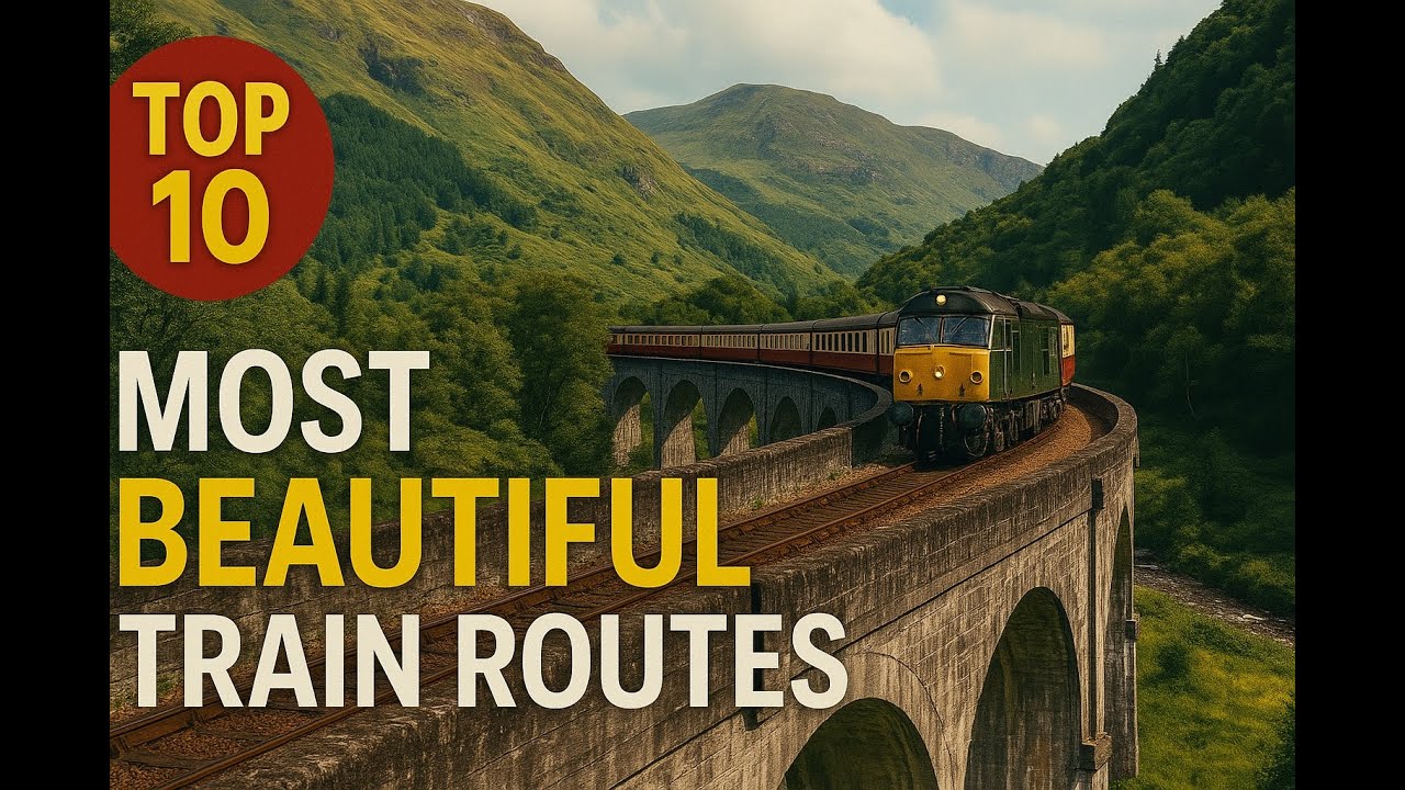 Top 10 Most Beautiful Train Routes - YouTube