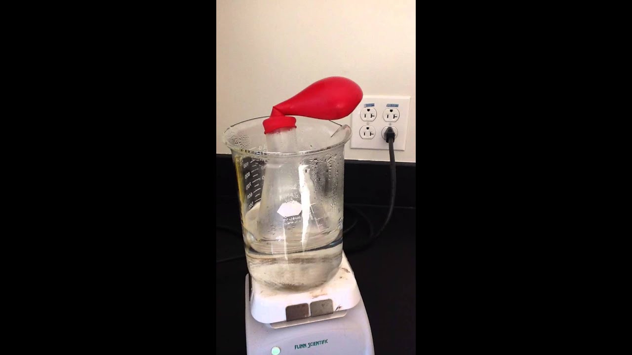 Balloon and Flask in Boiling Water - YouTube