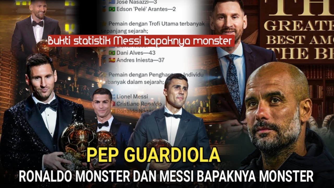 Messi Father Of The Monster, Ronaldo Monster 😳 Tak Diragukan Lagi Messi ...