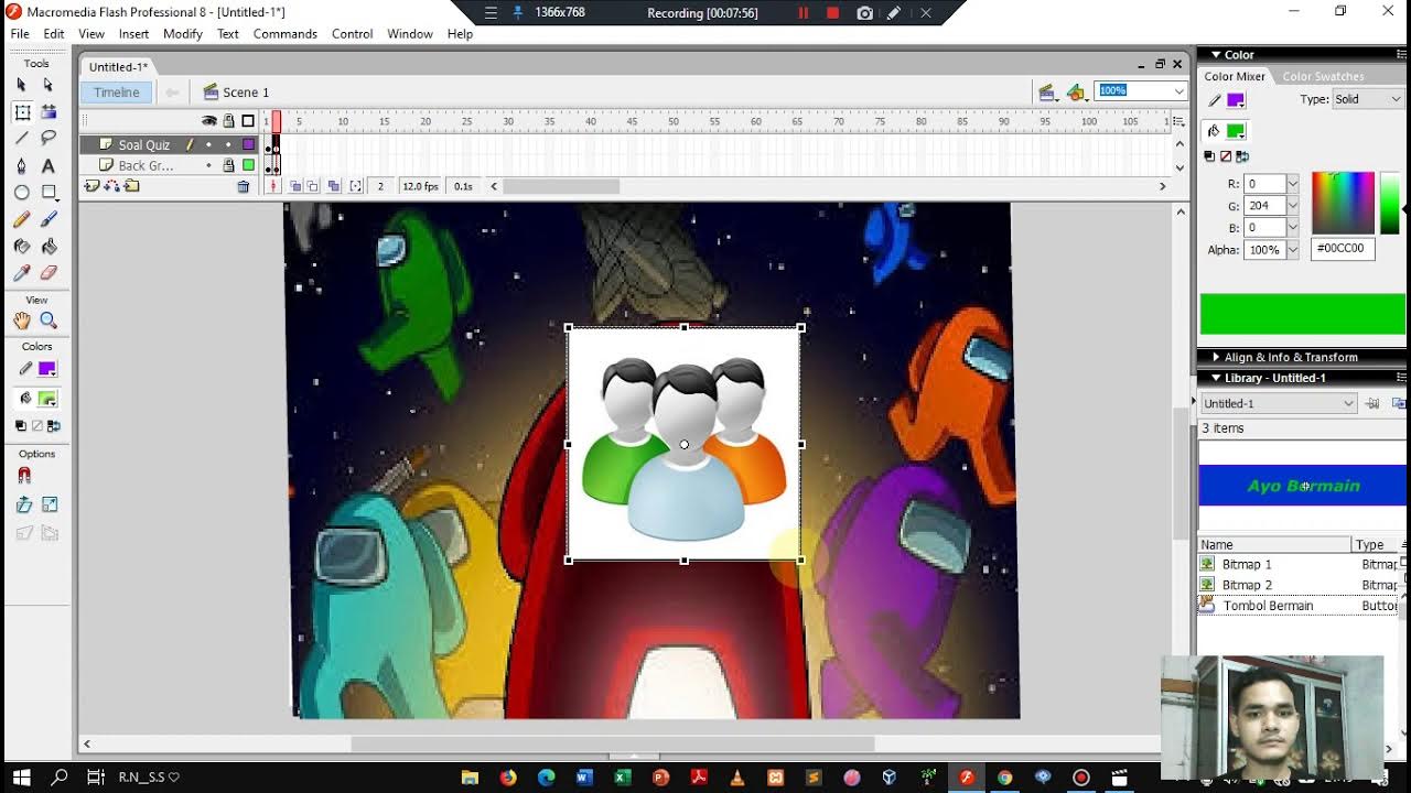 Tutorial membuat Game Quis Matematika Dasar |Macromedia Flash 8| - YouTube