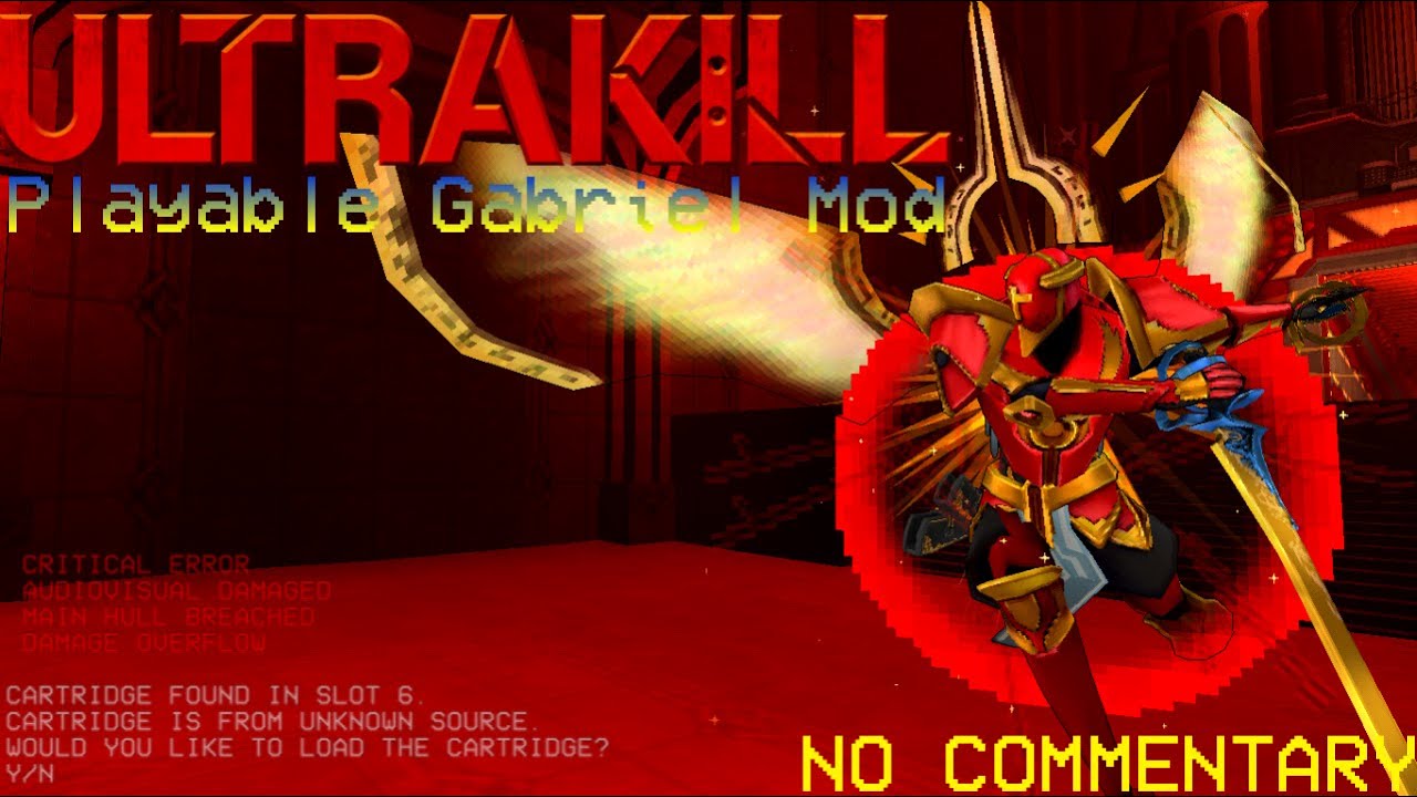 ULTRAKILL: Masquerade Divinity Mod (Playable Gabriel) Gameplay // NO ...