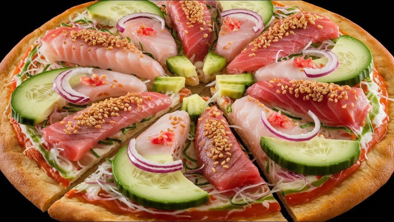 PIZZA DE SUSHI - Hai Bera Sushi - YouTube