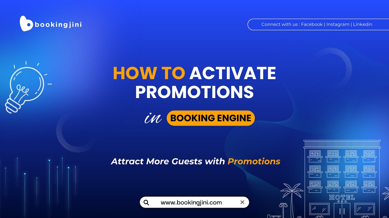 How to activate Promotions in Booking Engine (English) - YouTube
