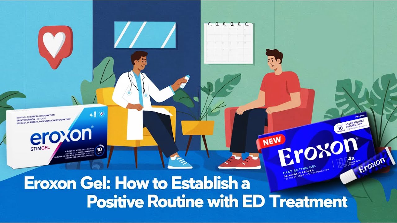 Eroxon Gel: How to Establish a Positive Routine with ED Treatment - YouTube