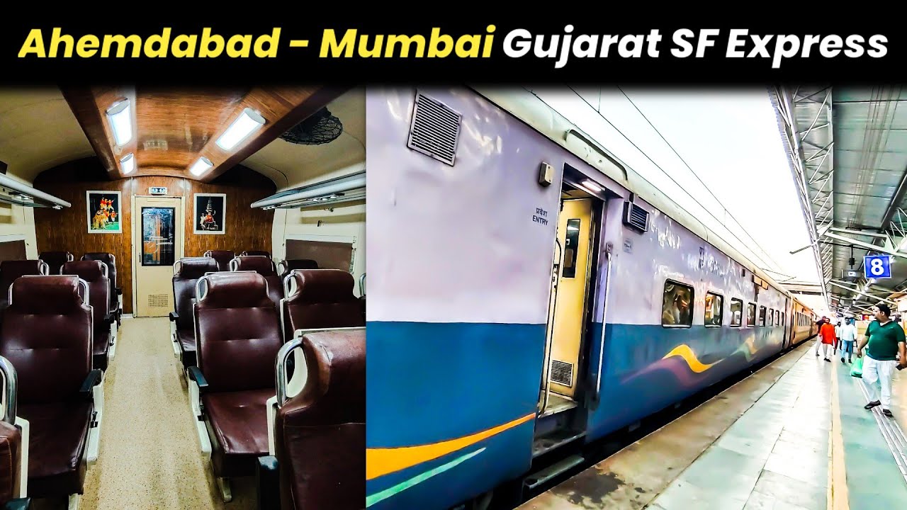 Ahemdabad- Mumbai Gujarat SF Express Train Journey Part-2| Aisa Hoga Maine Socha Nahi Tha😱 - YouTube