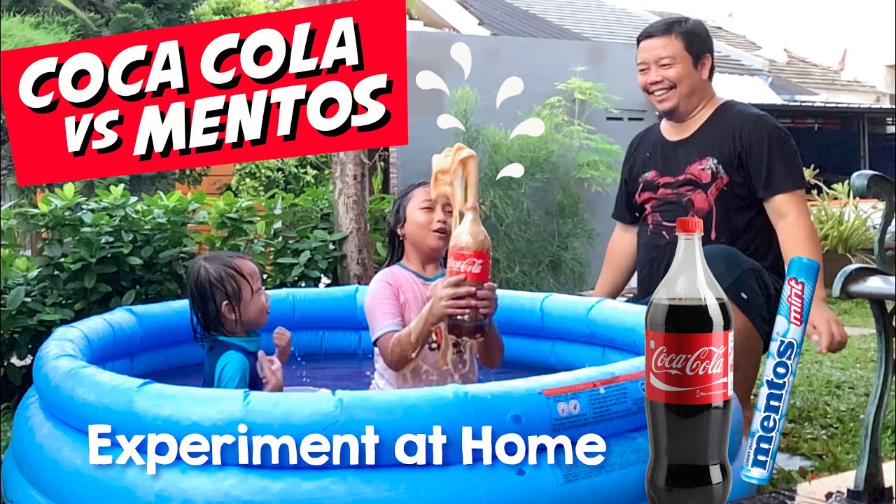 Pixel Eksperimen Coca Cola VS Mentos | Science Experiment at Home for ...
