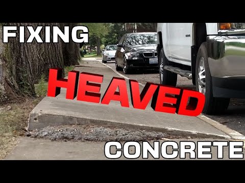 How to Fix Raised Concrete - YouTube