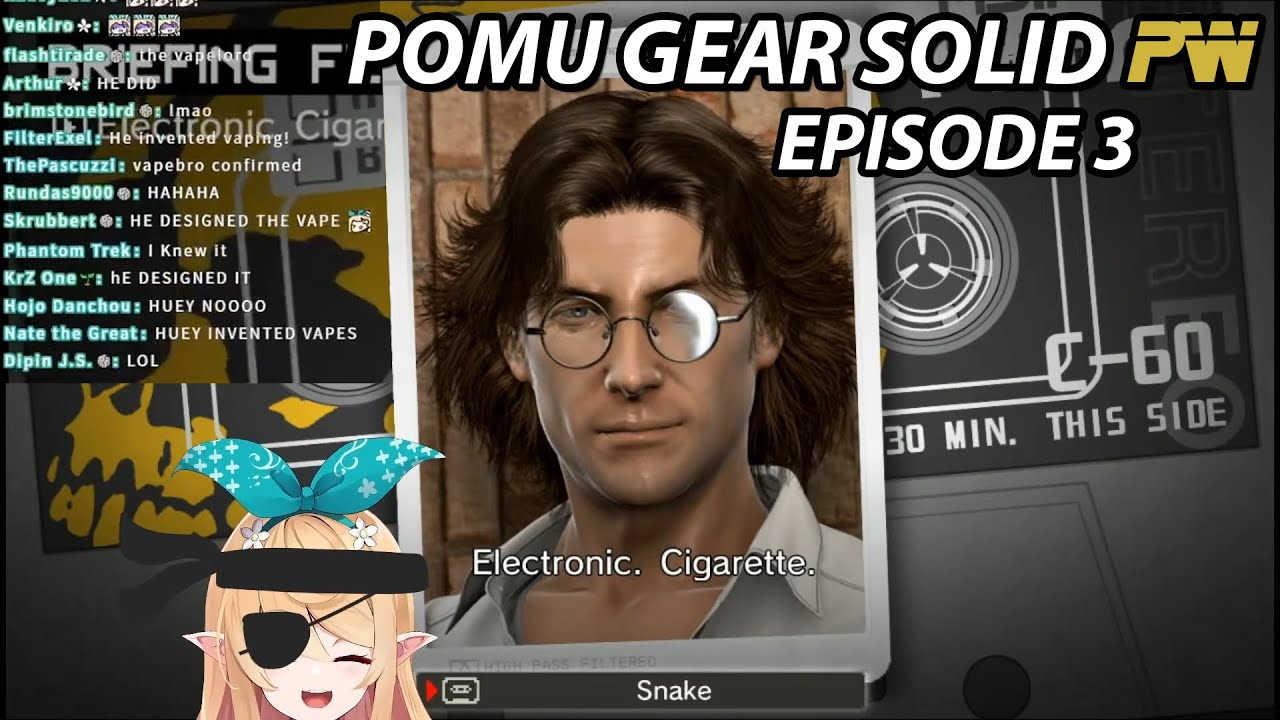 Pomu Rainpuff plays MGS: Peace Walker (Highlights EP3: Huey Emmerich ...