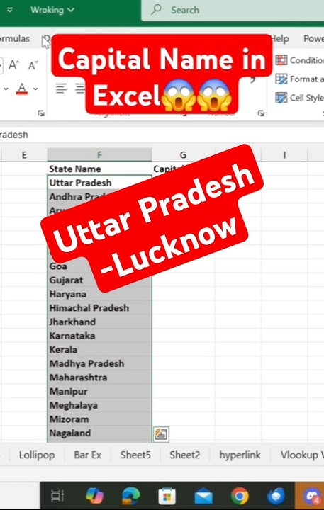 Excel Trick :Capital Names in Excel #excelhacks #excel #exceltips #exceltricks #excelshortcuts# ...