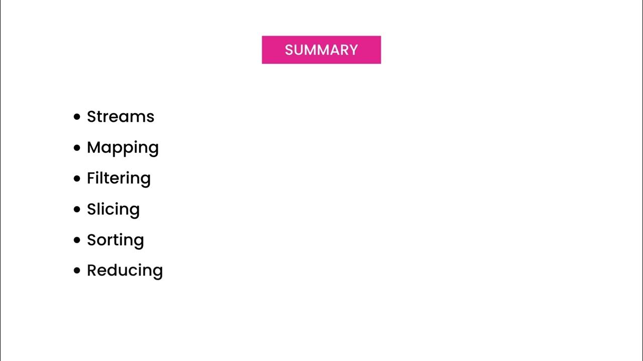 Java #194 - Summary [By Mosh Hamedani] - YouTube