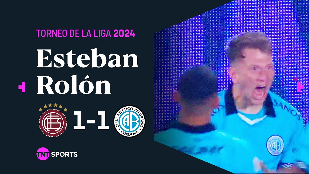 ¡GOLAZO DEL PIRATA! ⚽🎯 Esteban #Rolón convirtió para #Belgrano vs. #Lanús - YouTube