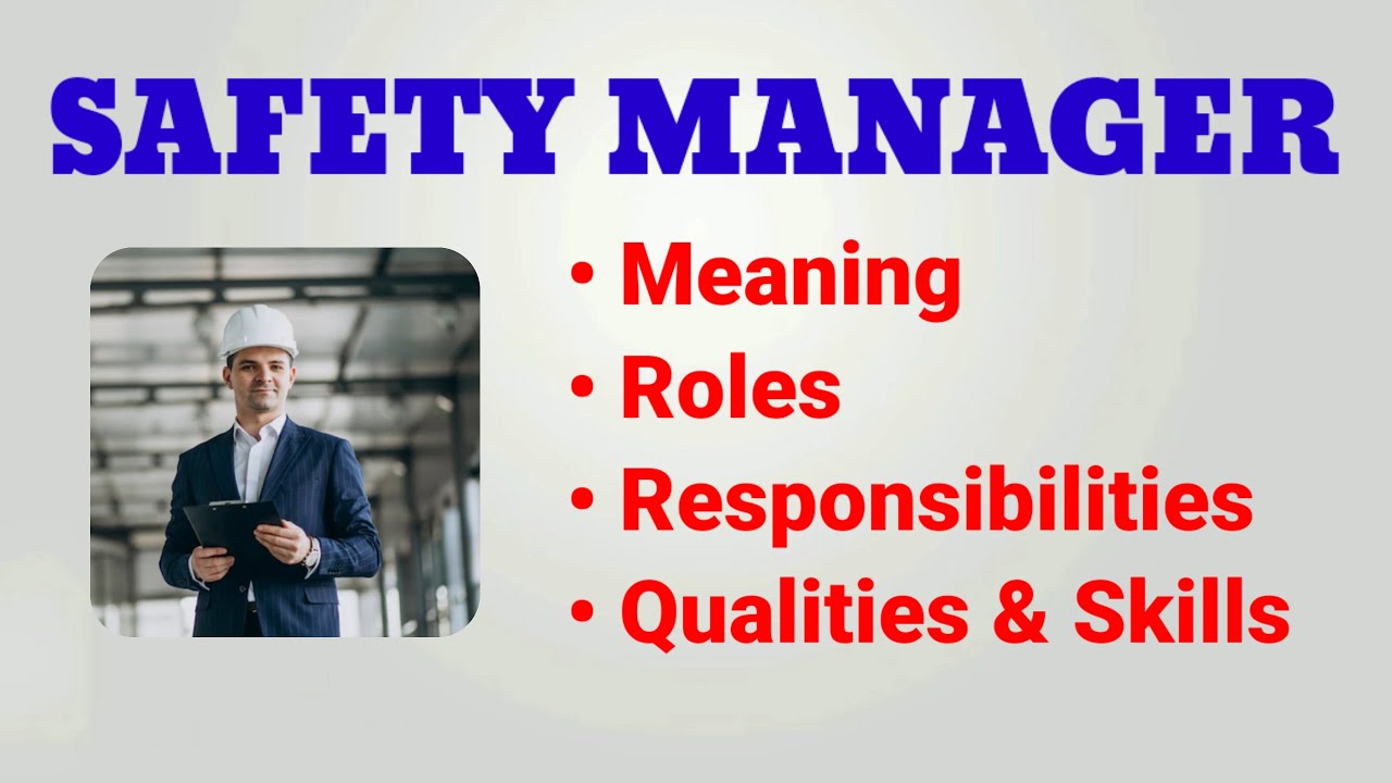 Health and Safety Manager Job Description | Roles and Responsibilities ...