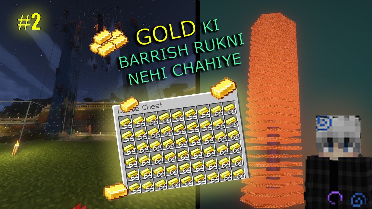 THE BOYS SMP DAY 38 | GOLD KI BARRISH NEHI RUKEGI || PART 2 || - YouTube