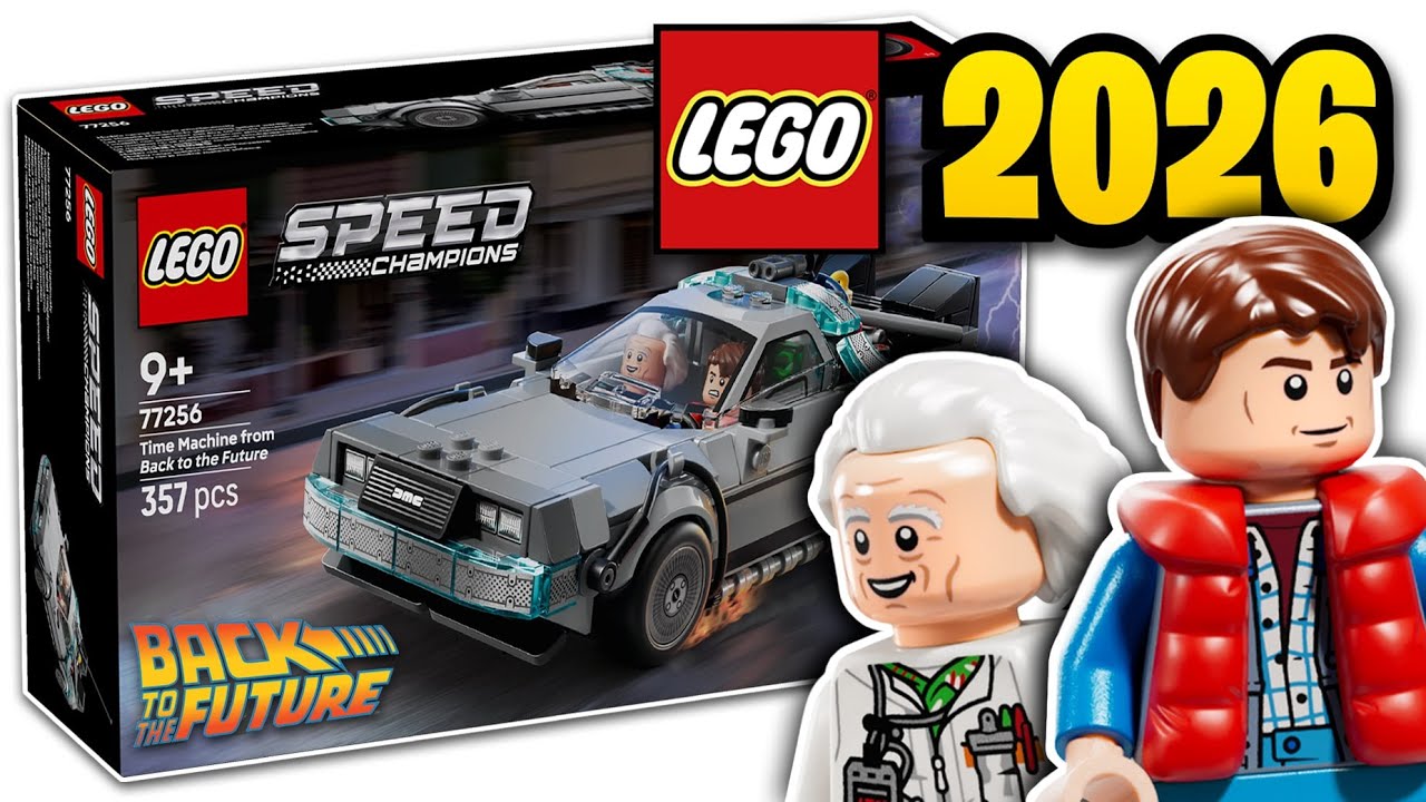 Lego Speed Champions back to the future delorean time machine 2026 set ...