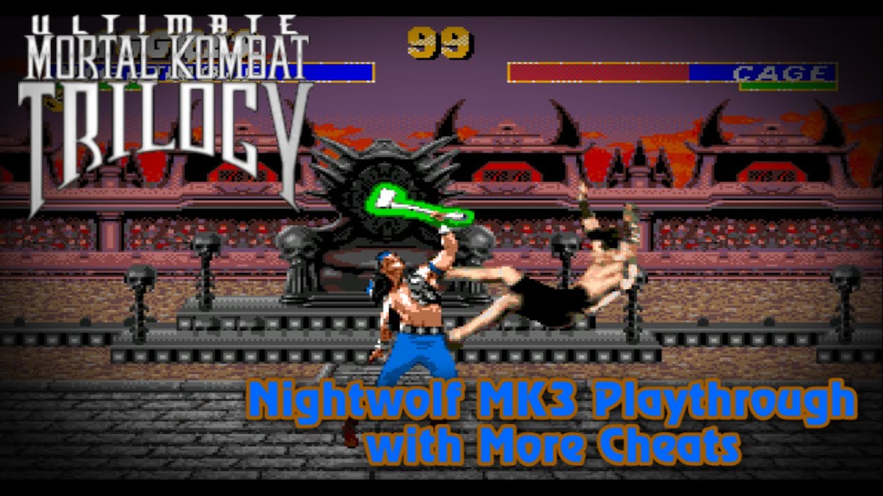 Ultimate Mortal Kombat Trilogy - Nightwolf MK3 Playthrough with More ...