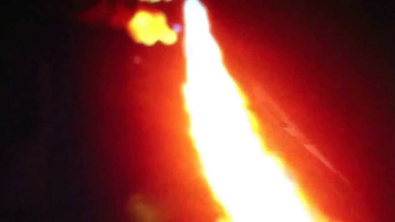 Fire from a Hairspray - YouTube